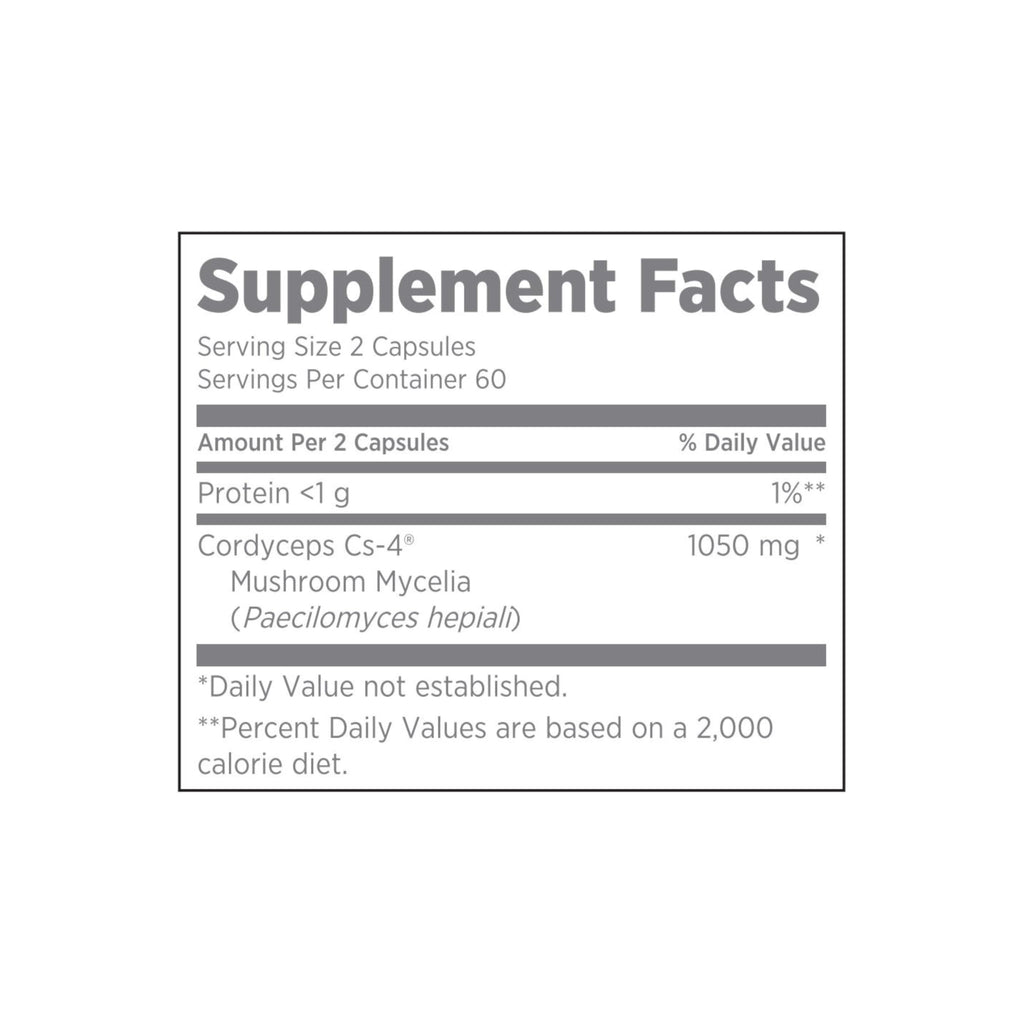 natural vitality from cordyceps extract