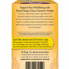 Natural vitality herbal tea blend