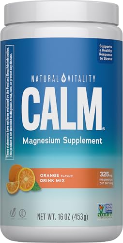 Natural Vitality magnesium powder for relaxation