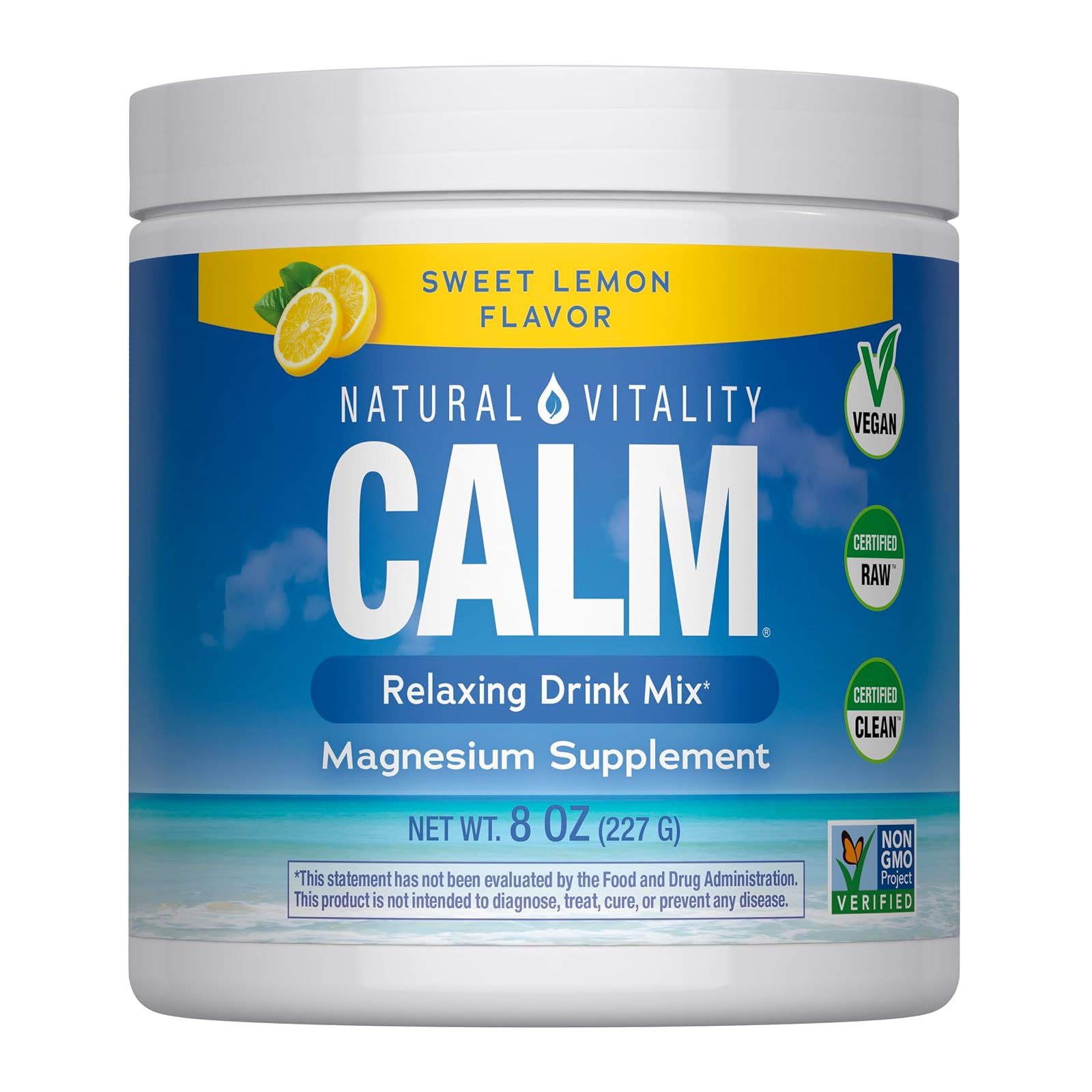Natural Vitality magnesium powder for relaxation
