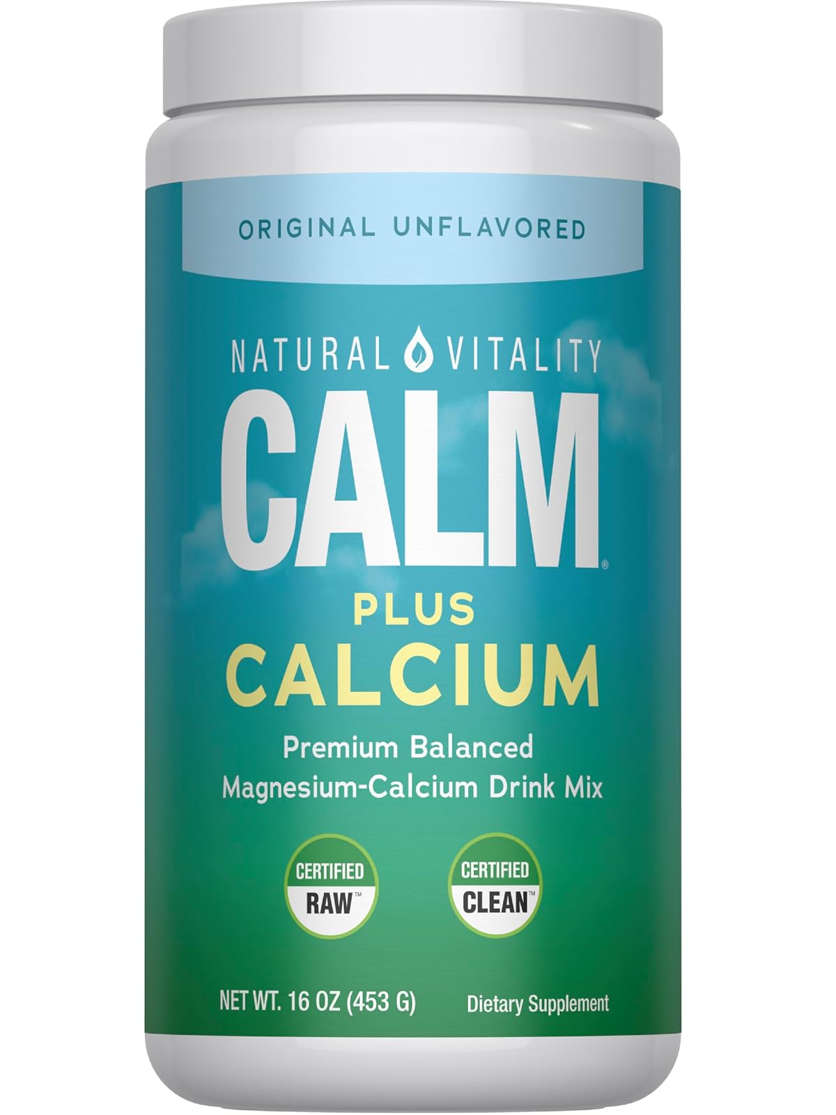 Natural Vitality magnesium powder for relaxation