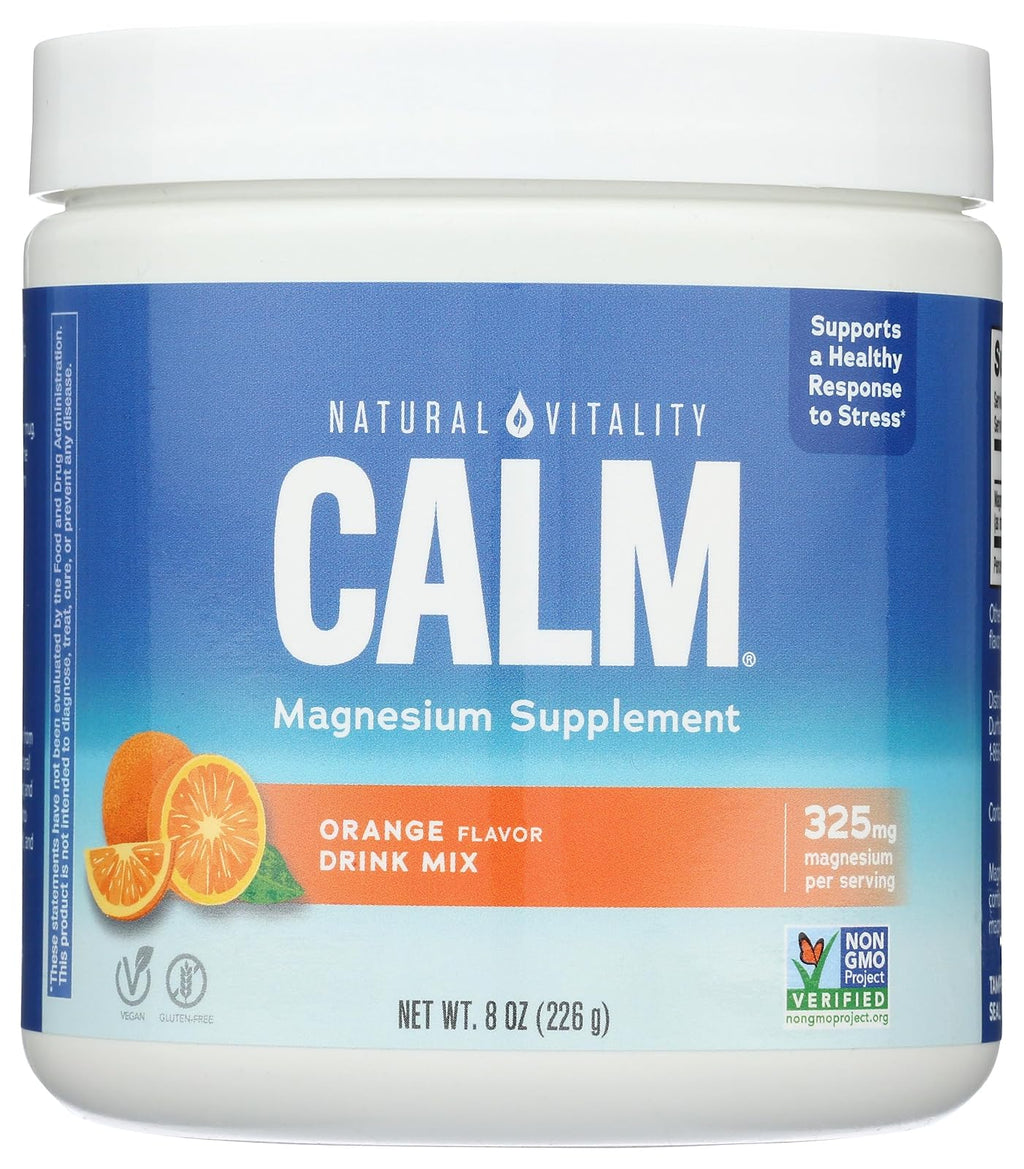 Natural Vitality magnesium powder for relaxation