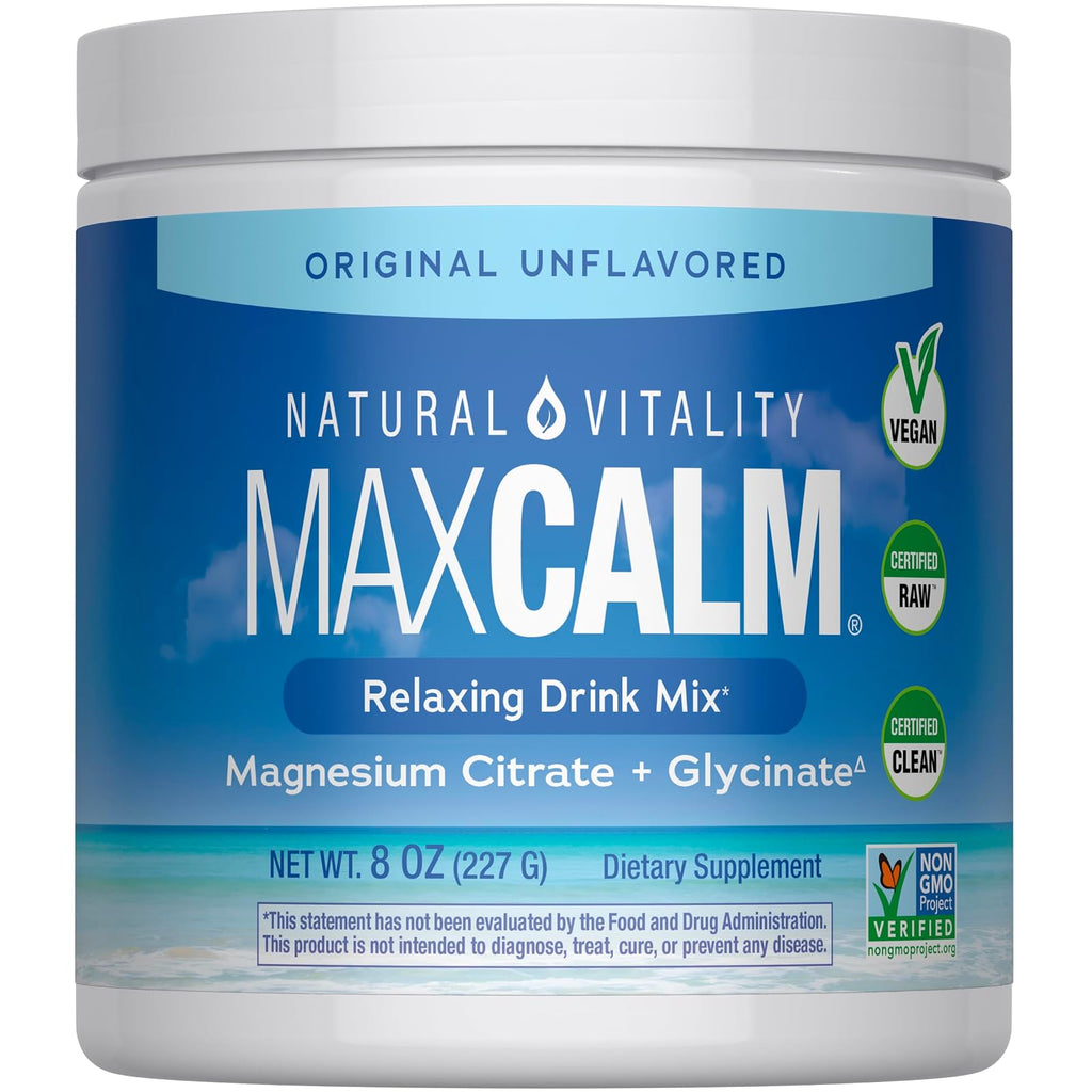 Natural Vitality magnesium powder for relaxation