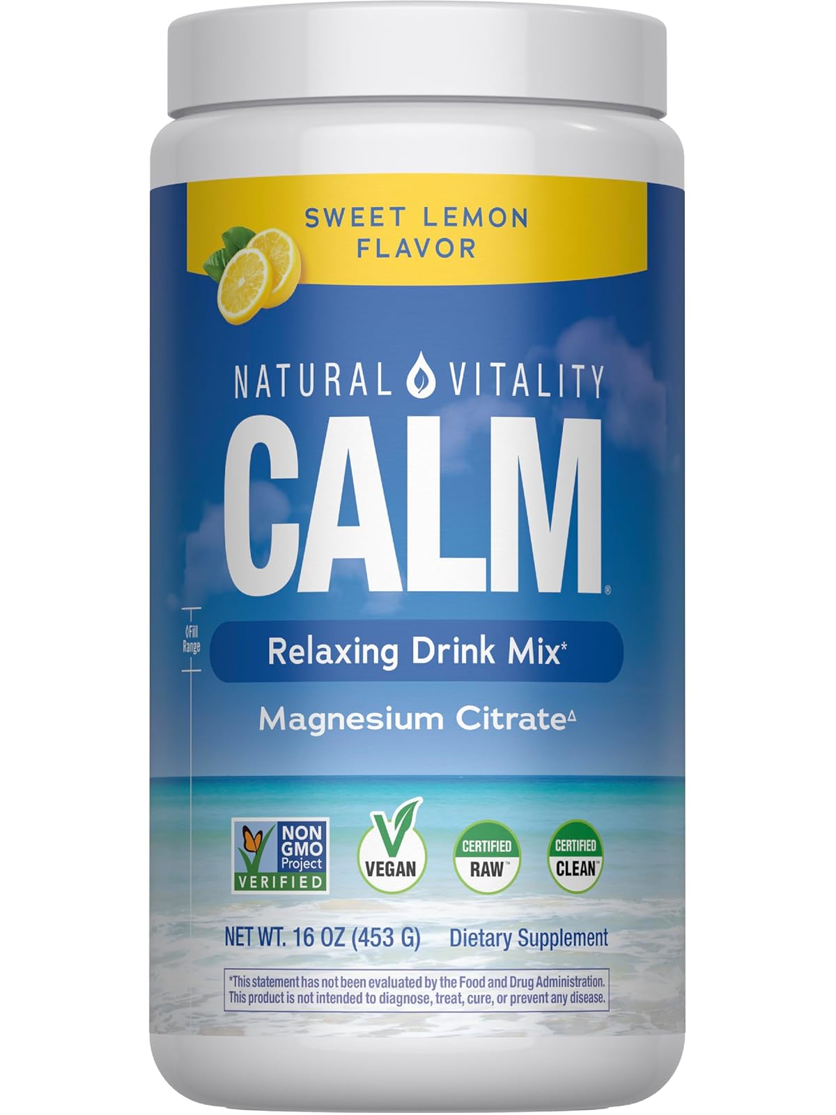 Natural Vitality magnesium powder for relaxation