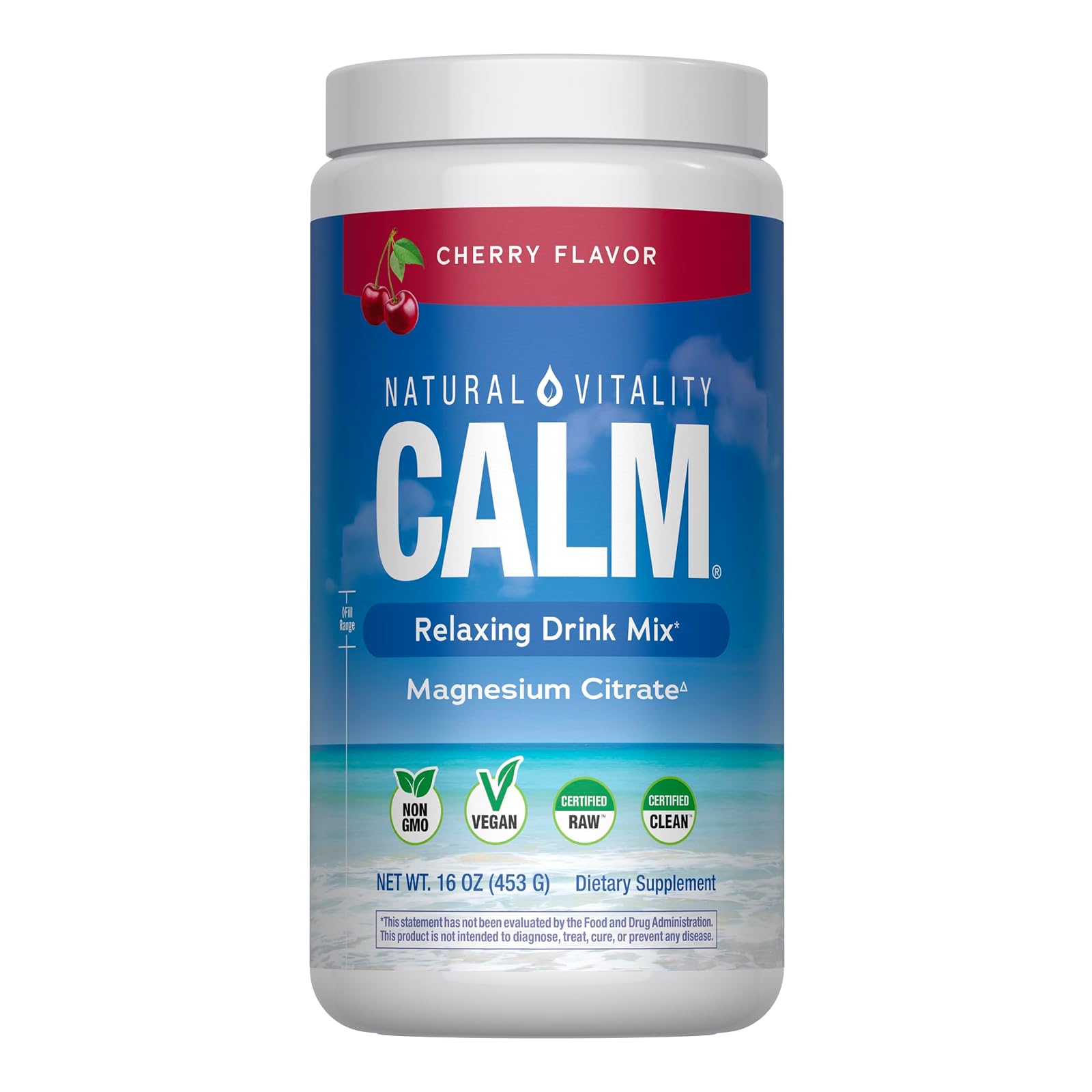 Natural Vitality magnesium powder for relaxation