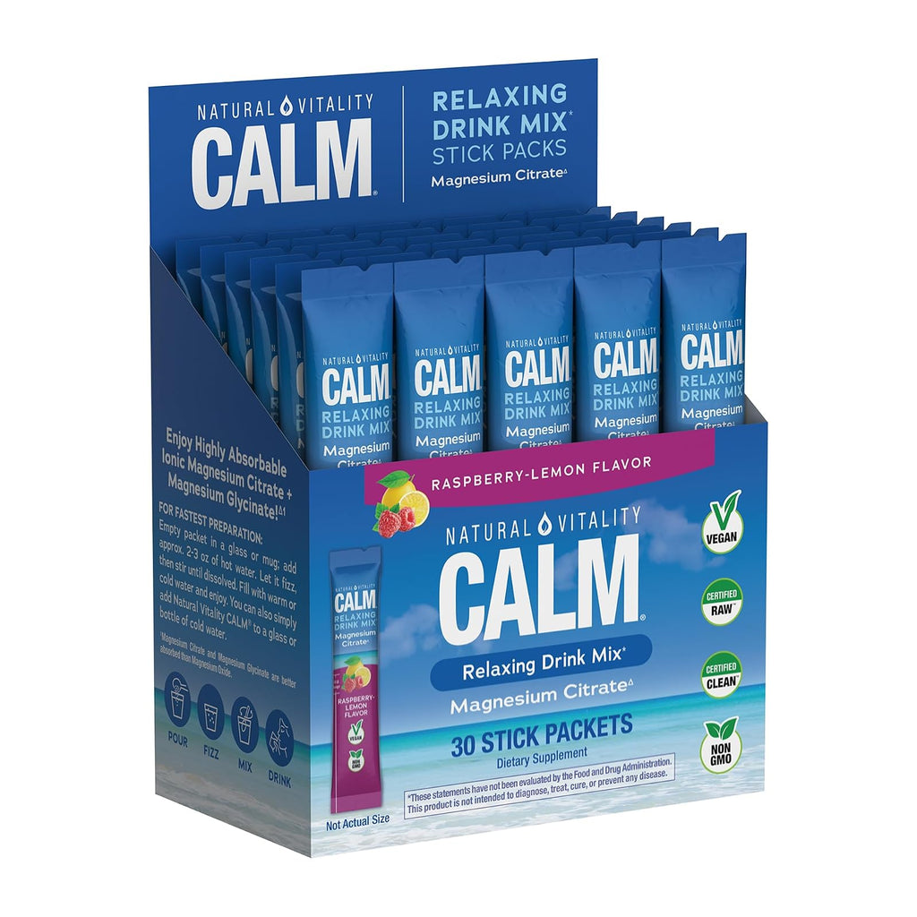 Natural Vitality magnesium stick packets