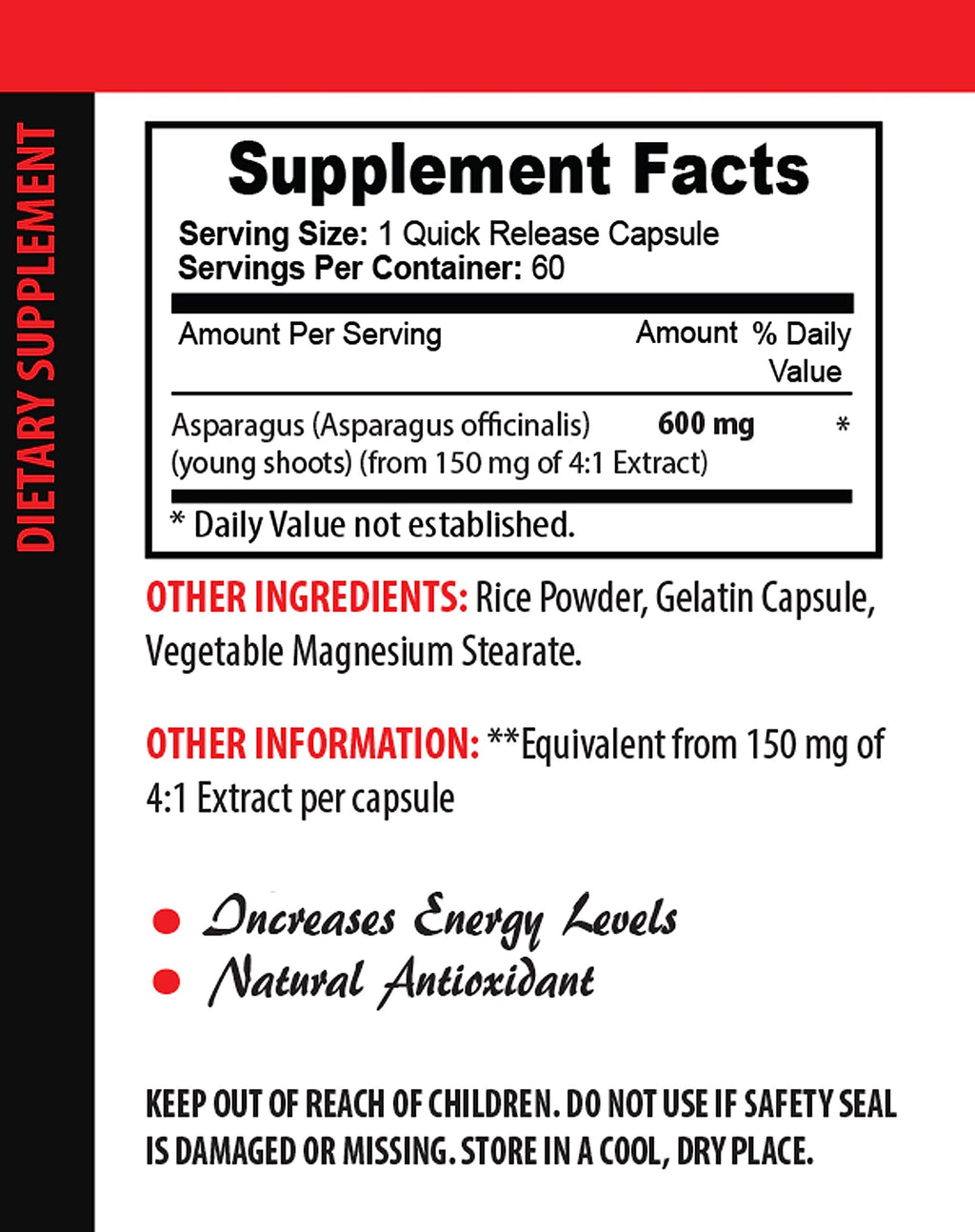 natural vitality supplement for adults