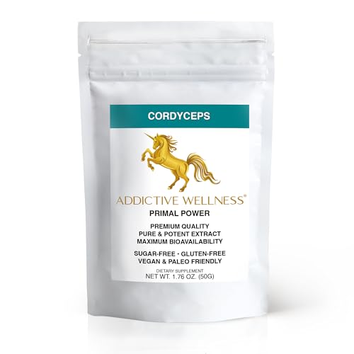 Natural vitality with Cordyceps powder