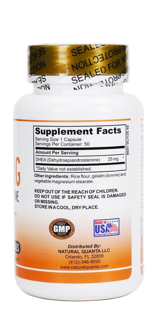 natural vitality with DHEA supplements