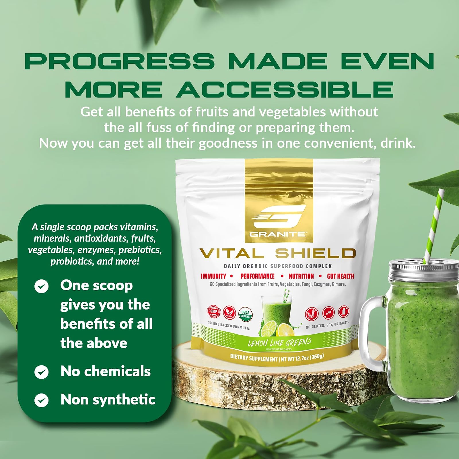 natural vitality with superfood greens
