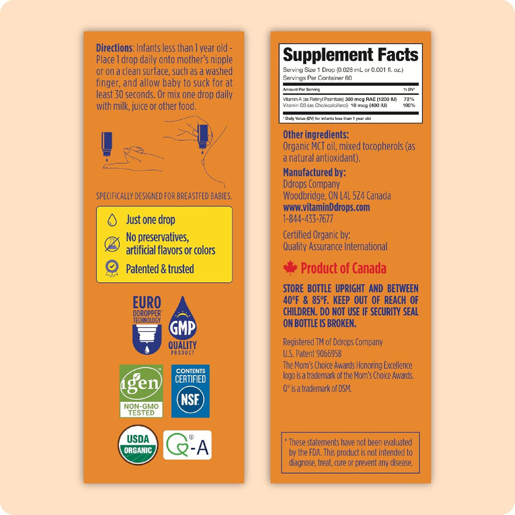 Natural vitamin A&D for babies