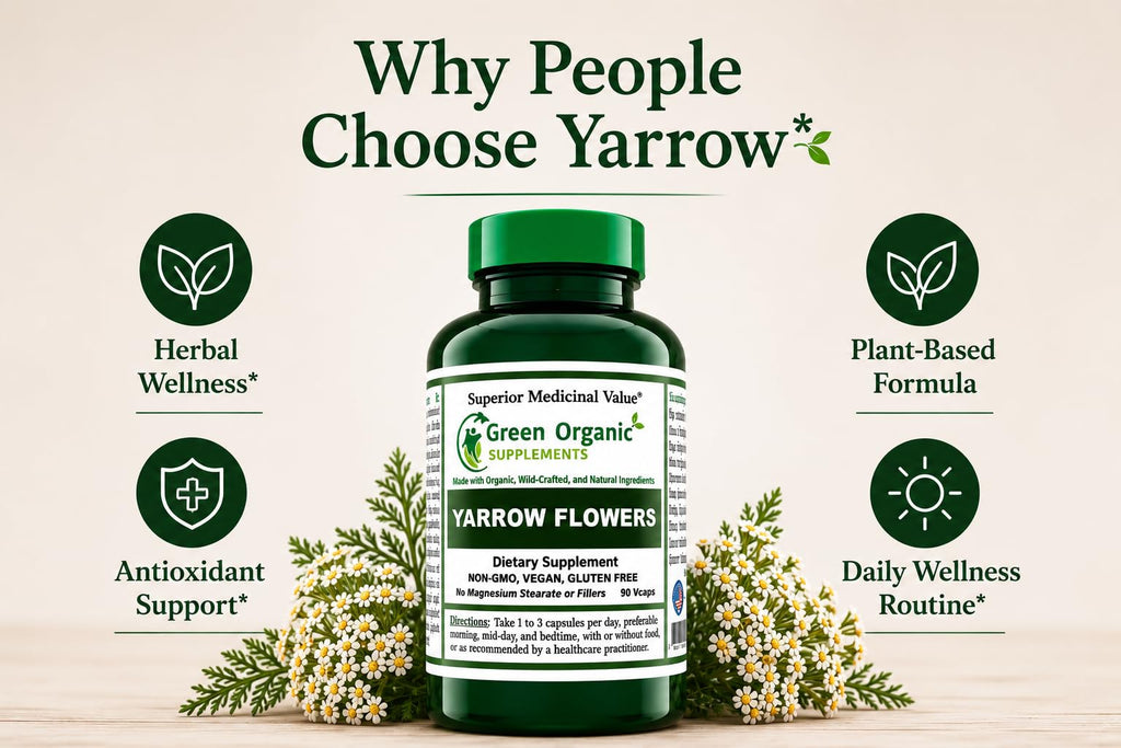 natural vitamin a from yarrow flower