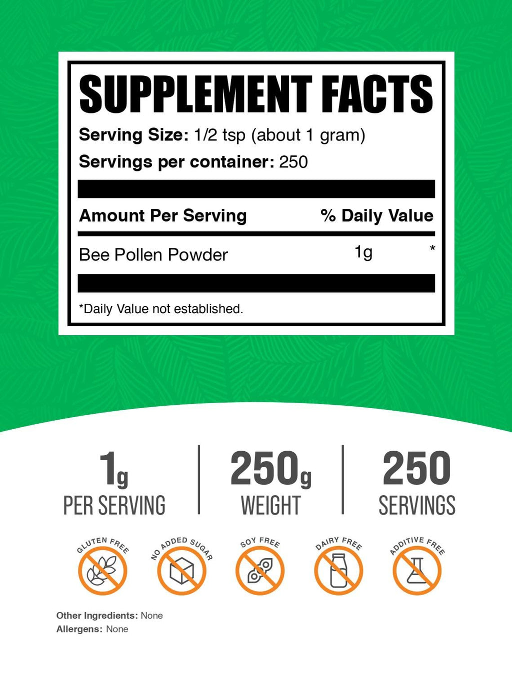 natural vitamin A source bee pollen