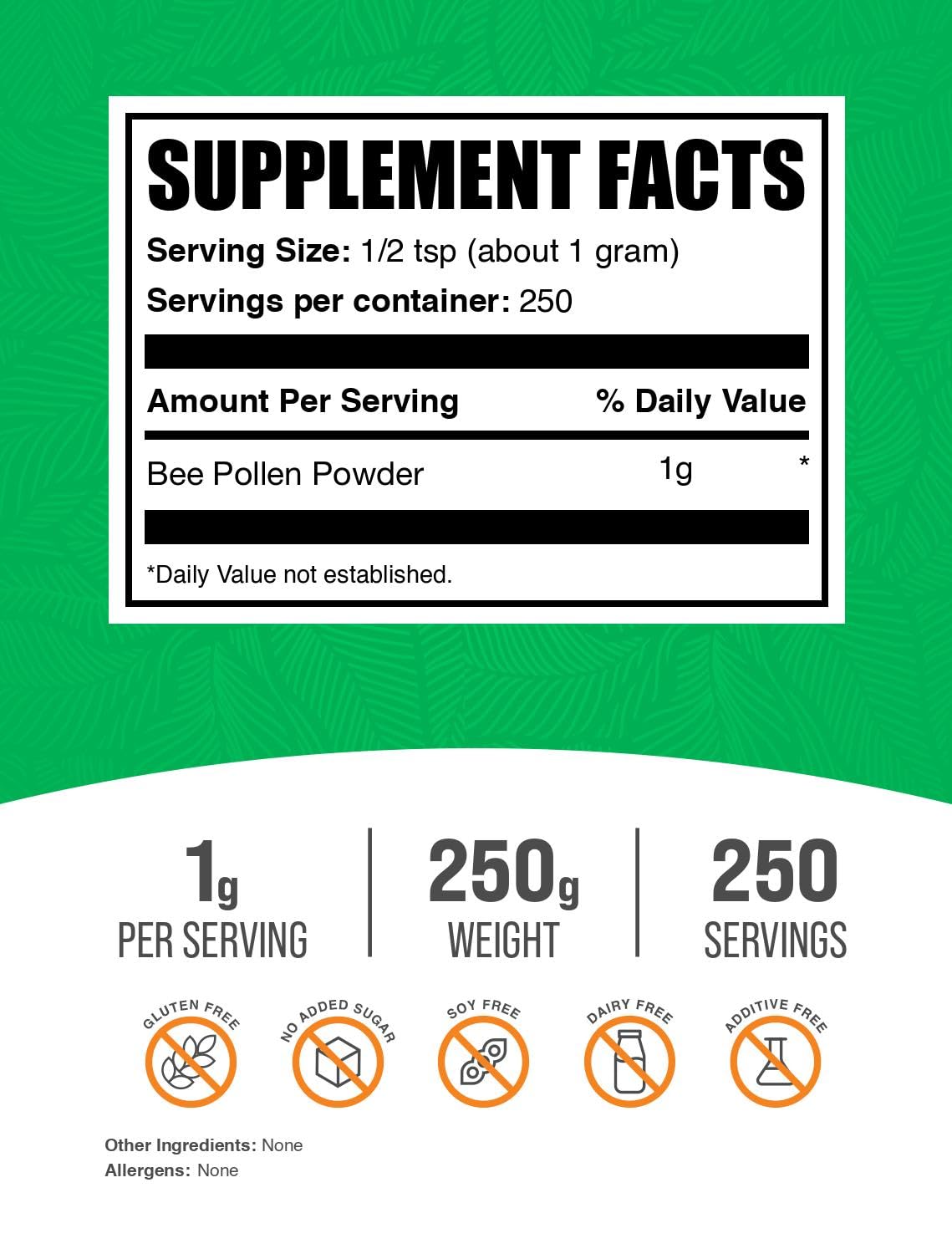 natural vitamin A source bee pollen