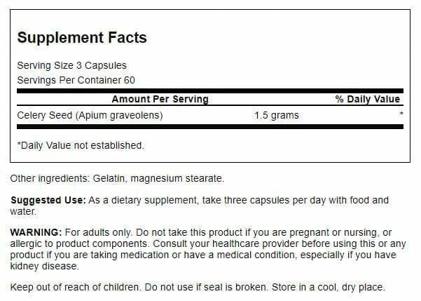 natural vitamin A source celery seed