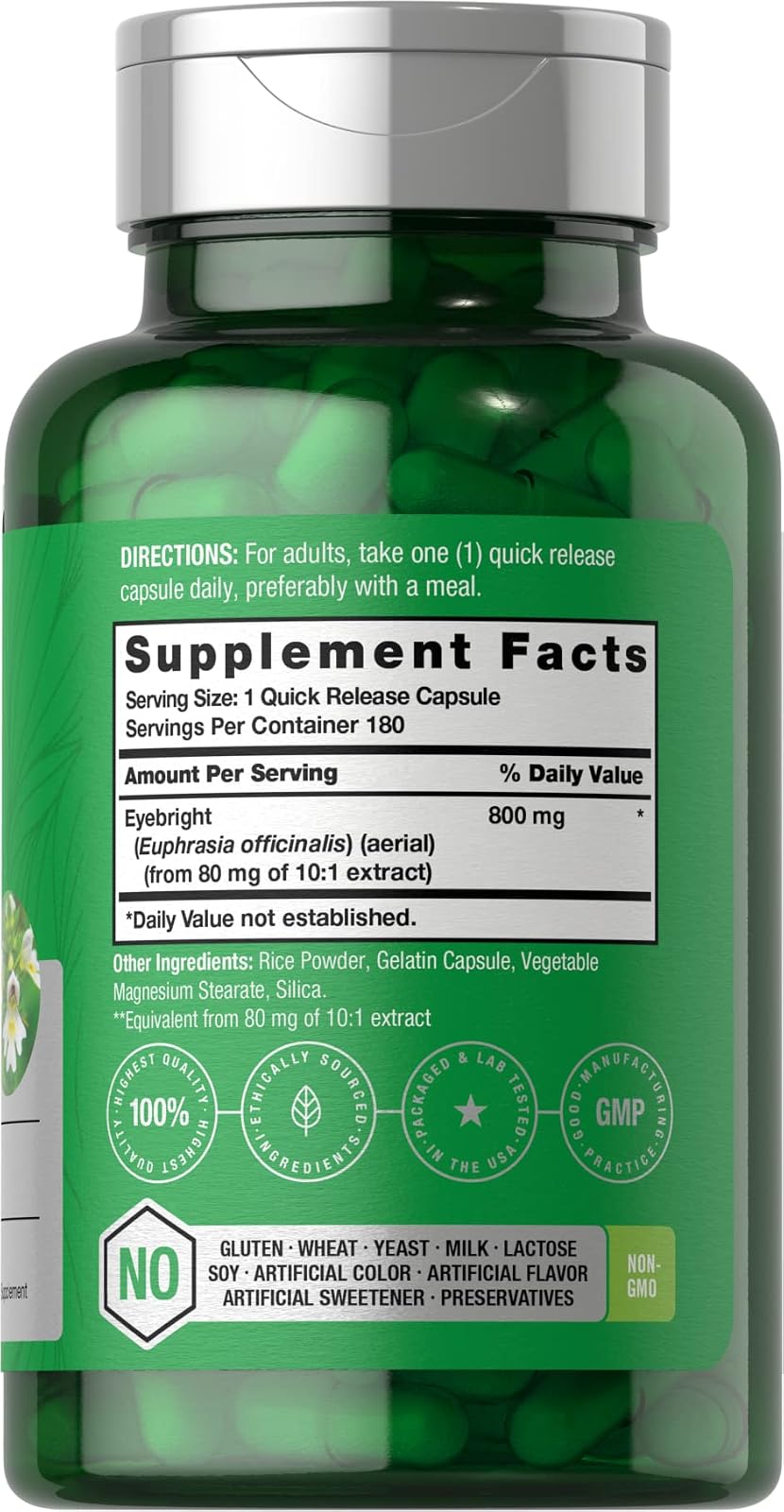 natural vitamin A source Eyebright capsules