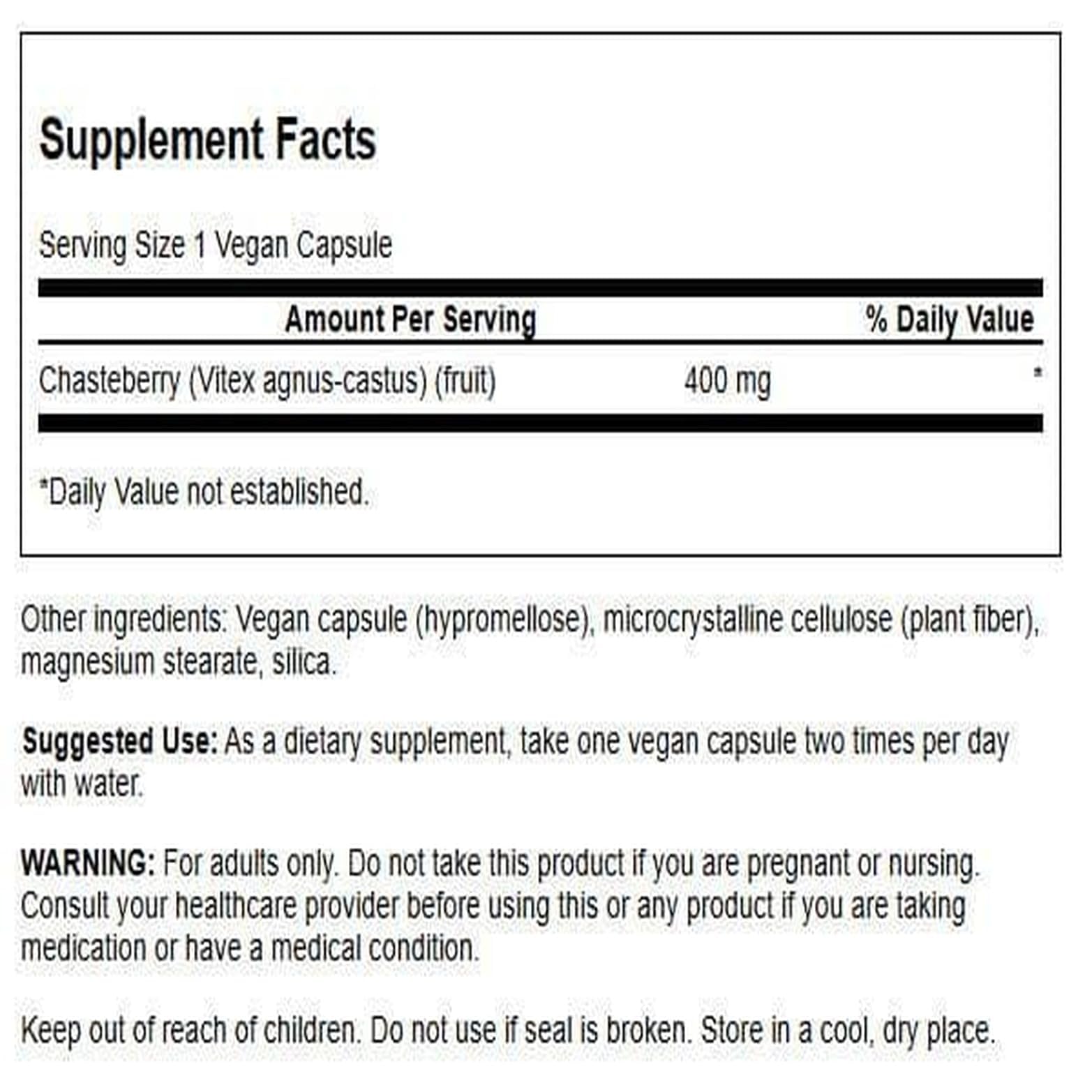 Natural vitamin A source from Chasteberry