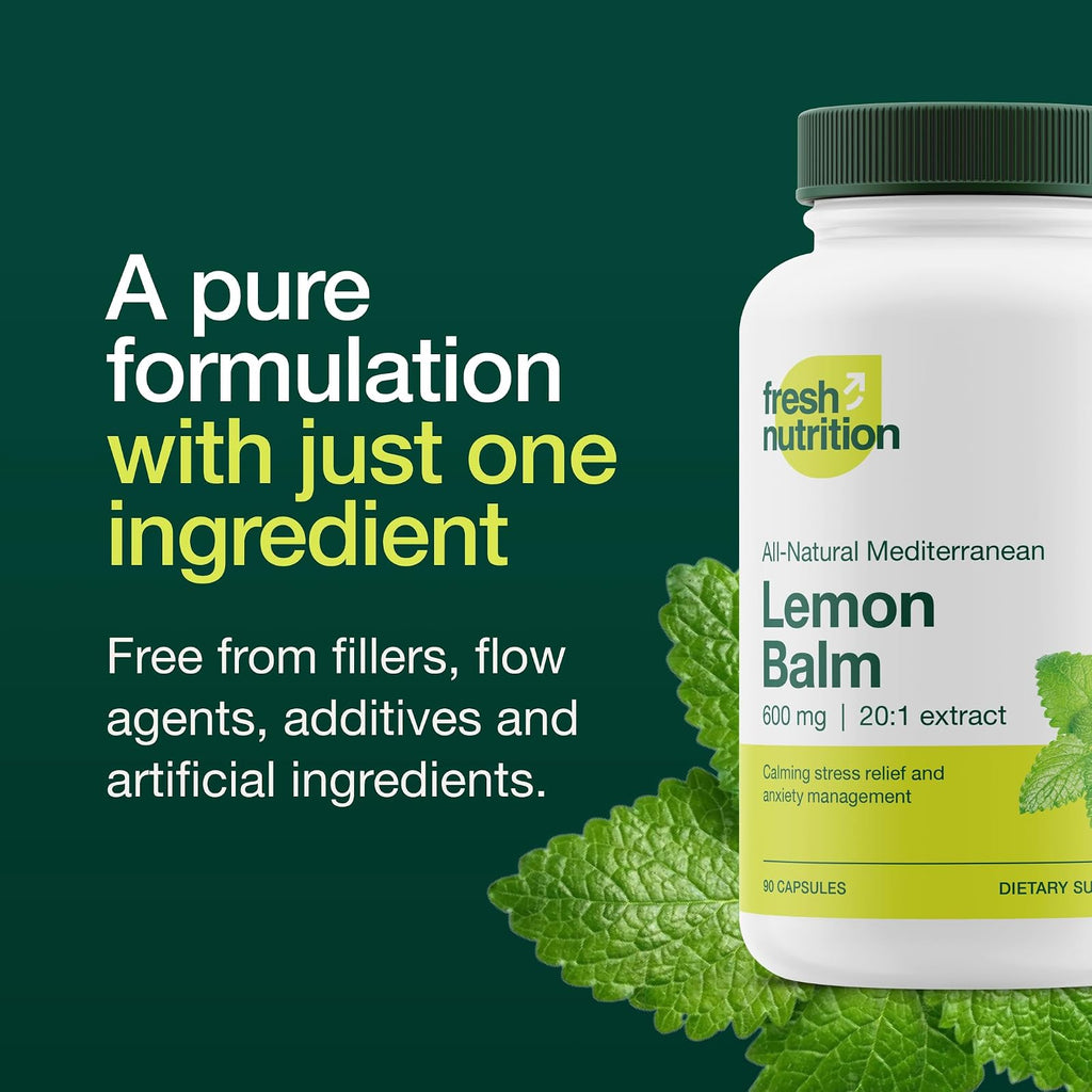 natural vitamin A source from lemon balm