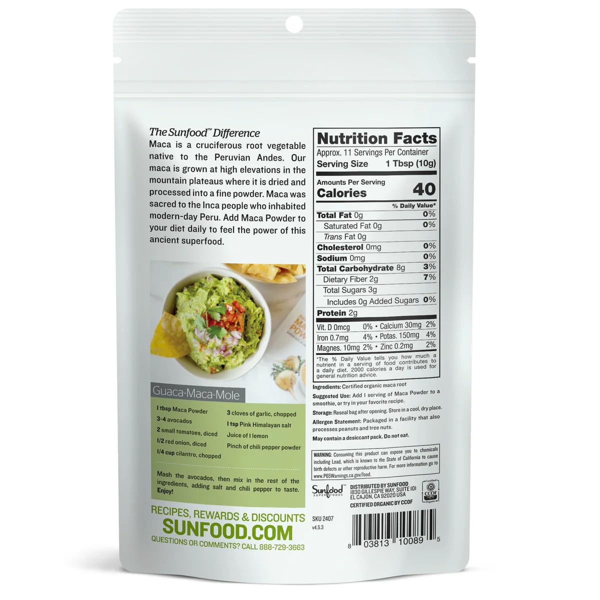 natural vitamin A source maca