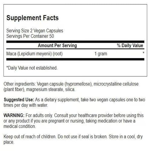 Natural vitamin A source Swanson Maca