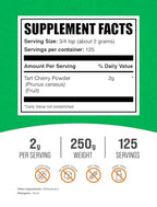 Natural vitamin A source tart cherry