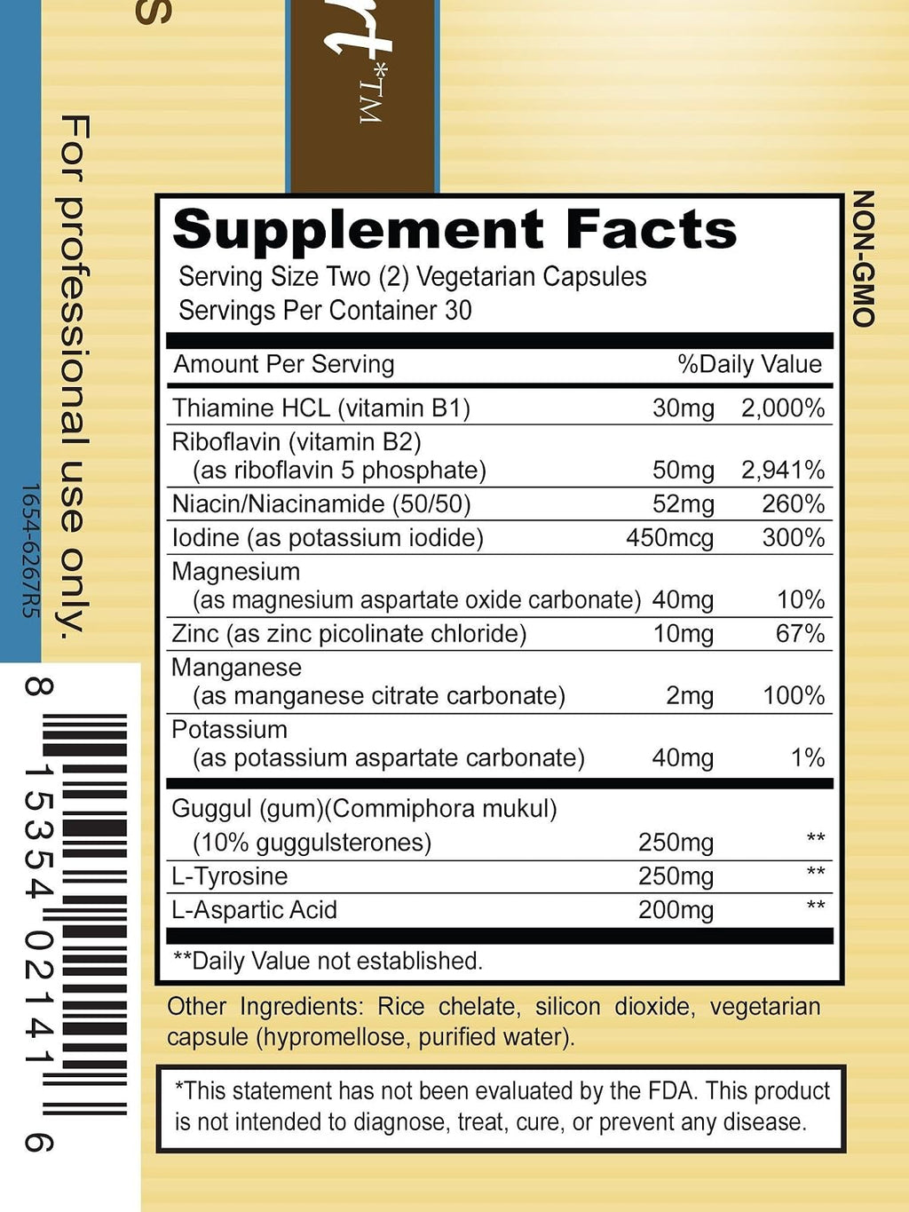 natural vitamin B complex for thyroid