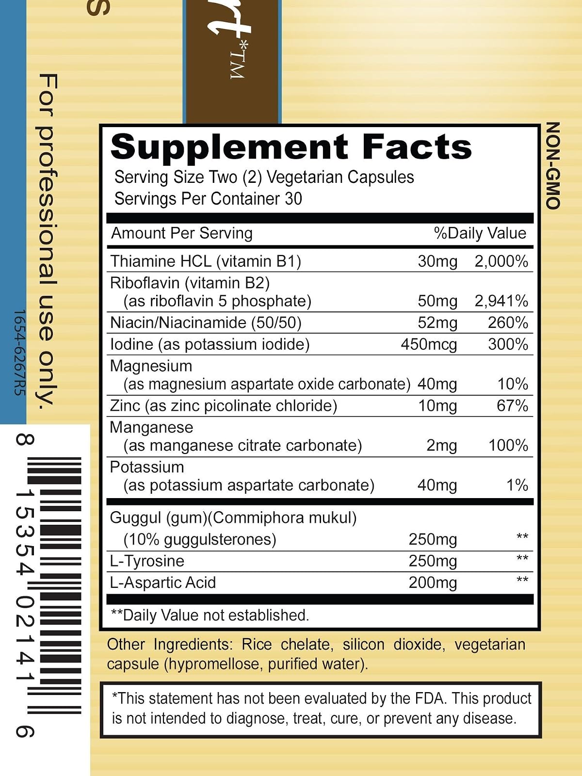 natural vitamin B complex for thyroid
