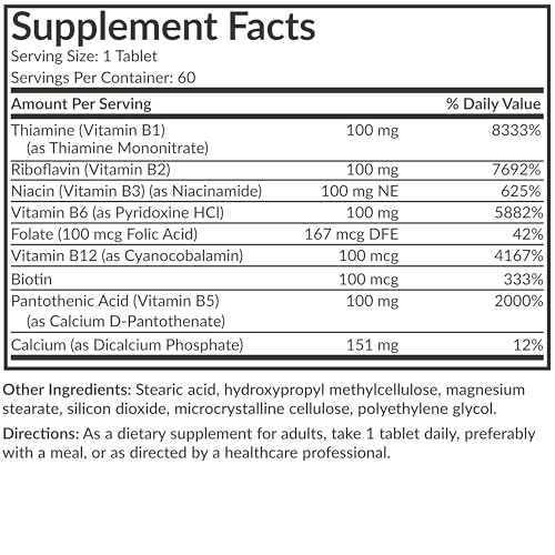natural vitamin B complex for vitality