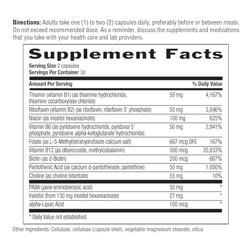 natural vitamin b complex supplement
