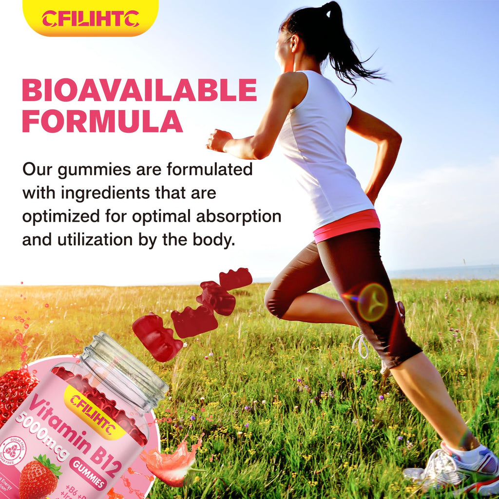 Natural vitamin B12 gummies for daily wellness