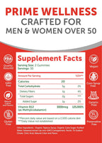 Natural vitamin B12 gummies for immune support