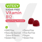 Natural vitamin B12 gummies for vegans