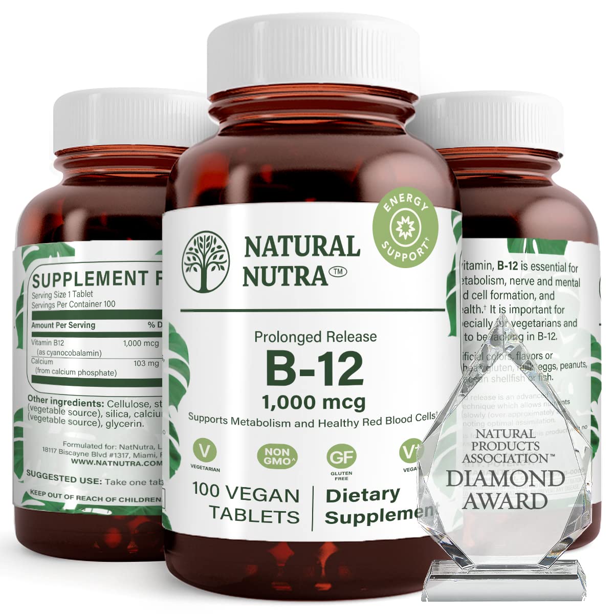natural vitamin b12 supplement tablets