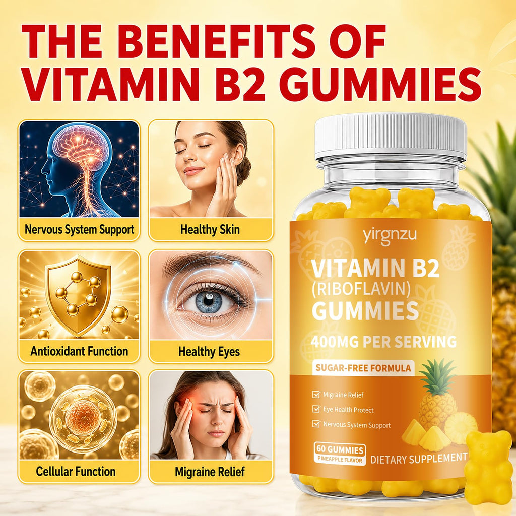 Natural vitamin B2 for healthy skin