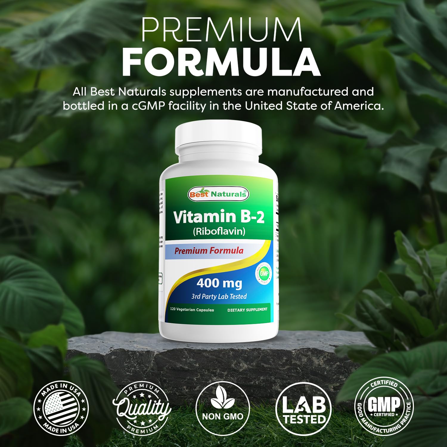 Natural vitamin B2 for metabolism