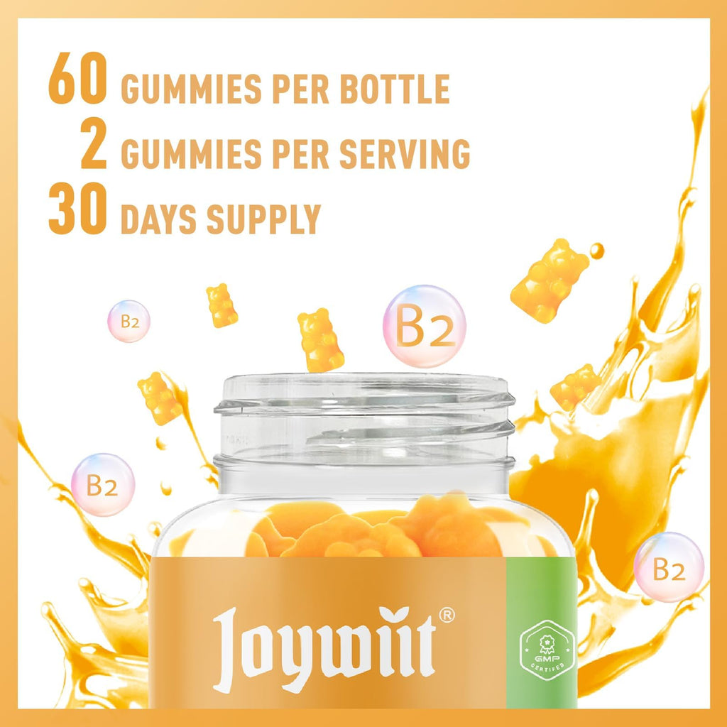 Natural Vitamin B2 gummies for better focus
