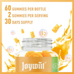 Natural Vitamin B2 gummies for better focus