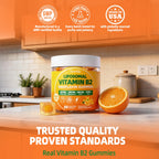 Natural Vitamin B2 gummies for metabolism