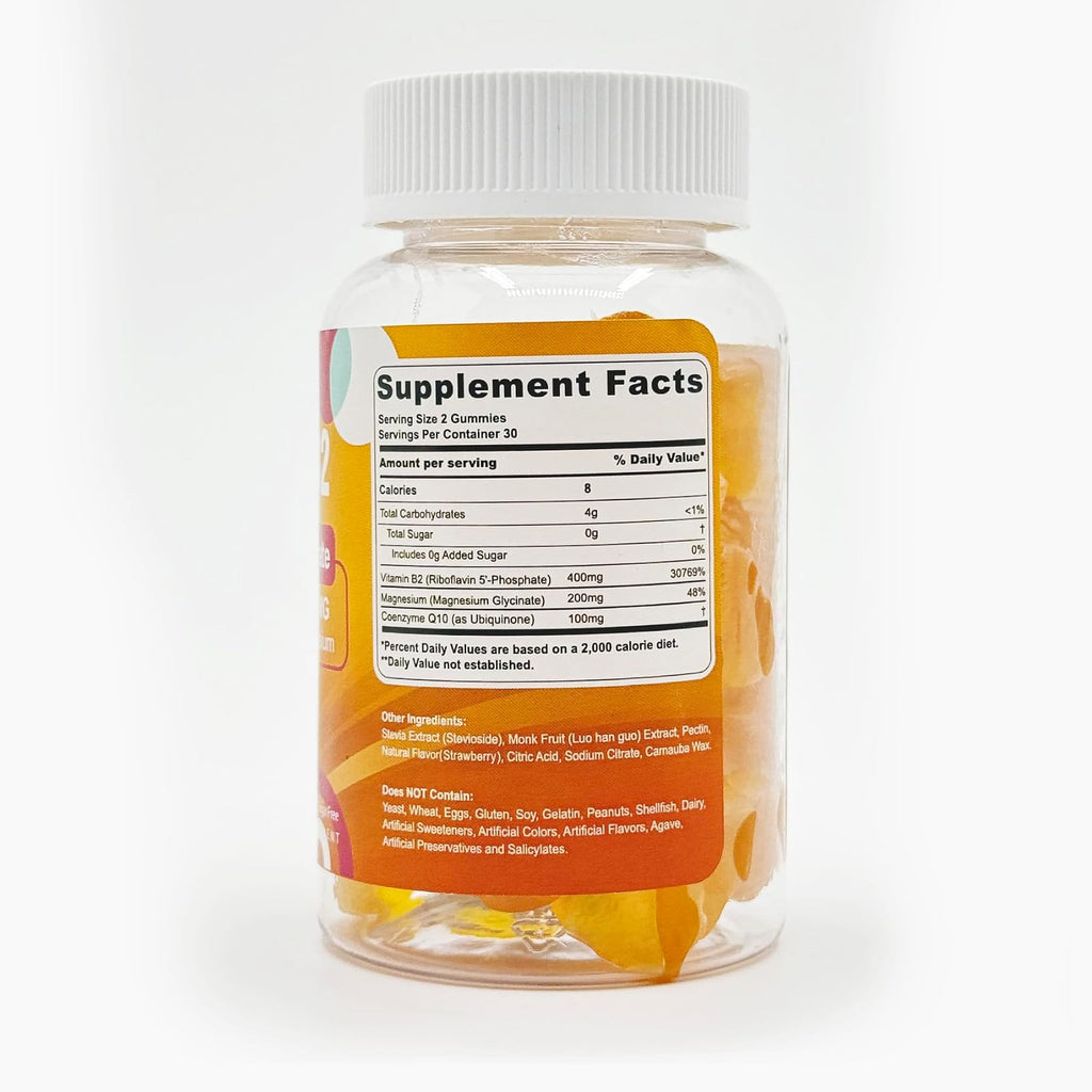 Natural vitamin B2 support for metabolism
