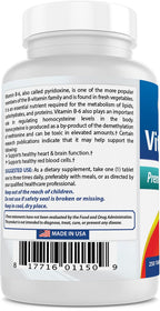 Natural Vitamin B6 supplement benefits
