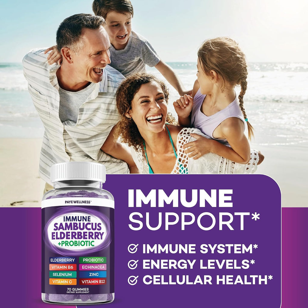 natural vitamin C elderberry gummies
