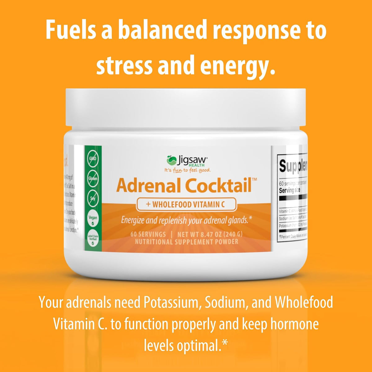Natural vitamin C energy booster