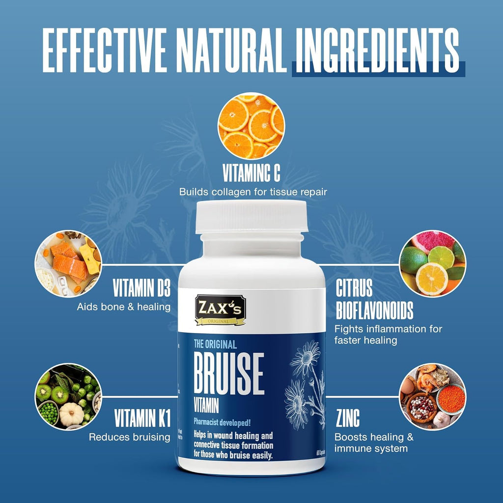 Natural vitamin C for bruise healing