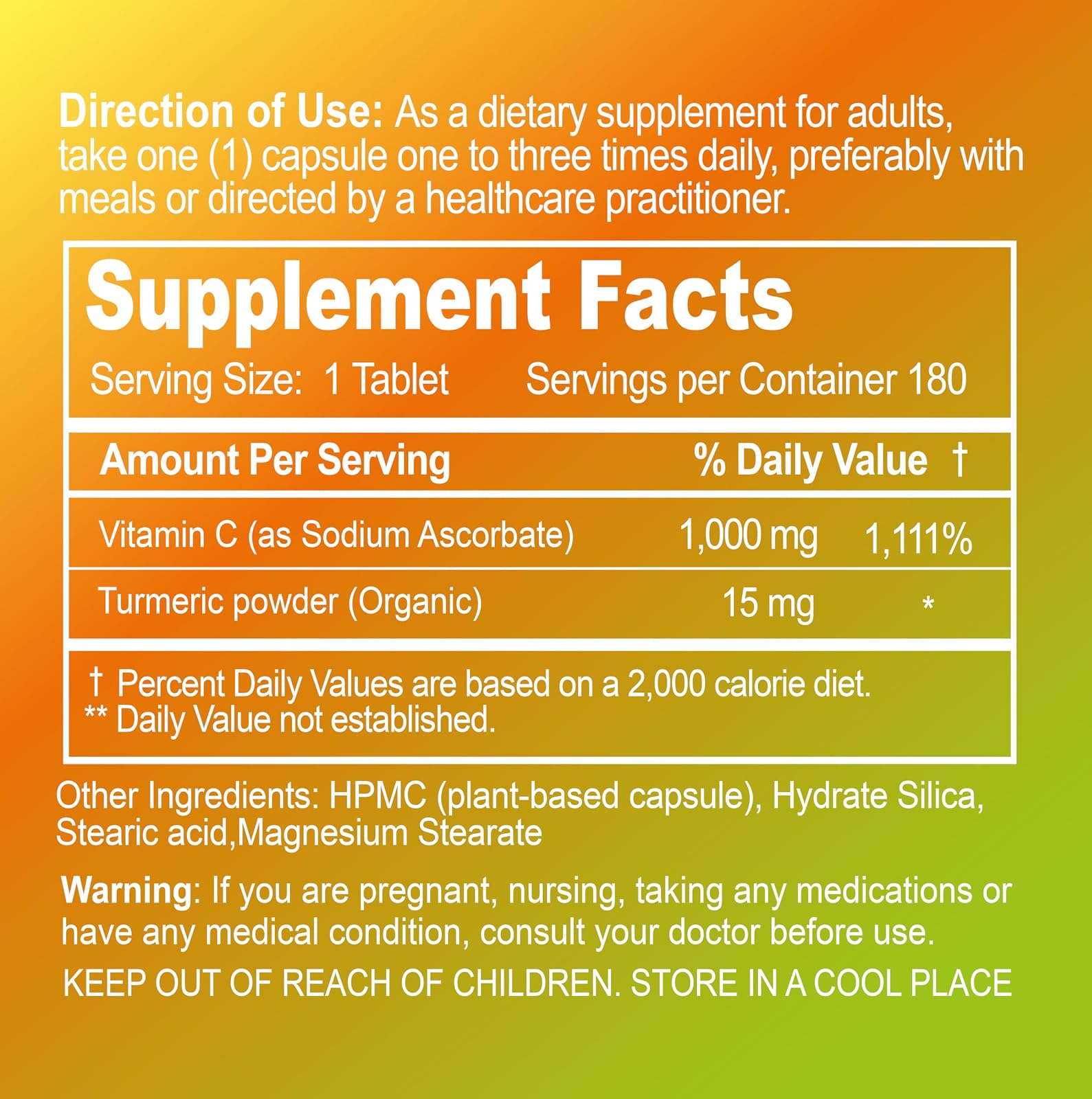 Natural Vitamin C for skin health