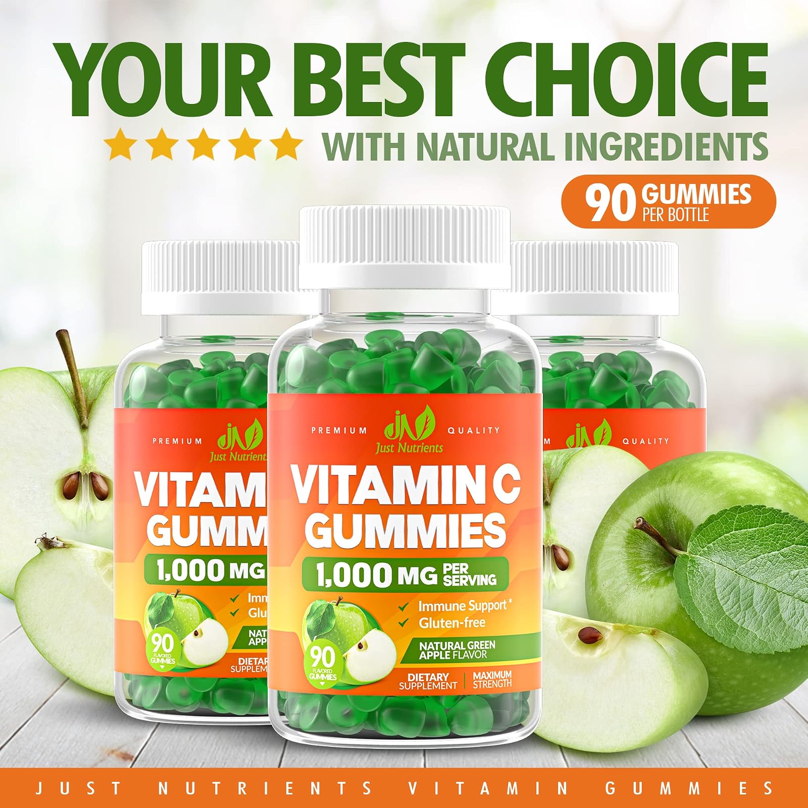 natural vitamin c gummies for adults