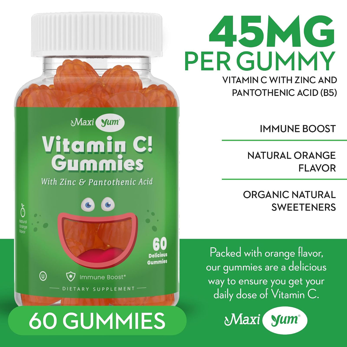 natural vitamin C gummies for daily health