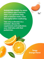 Natural vitamin c gummies for kids and adults