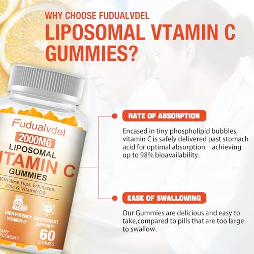Natural Vitamin C gummies for skin health