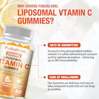 Natural Vitamin C gummies for skin health