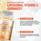 Natural Vitamin C gummies for skin health